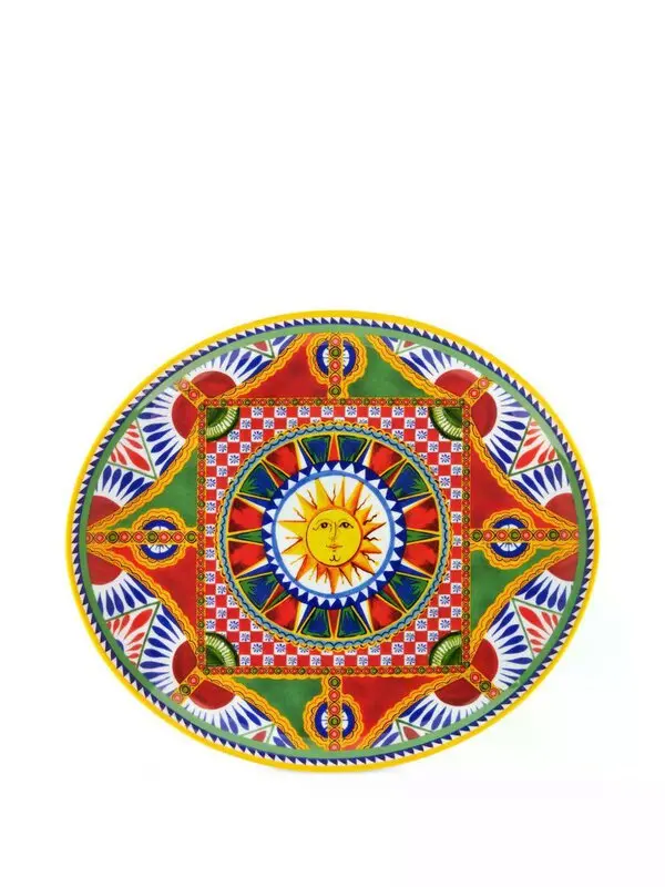 Dolce & Gabbana Sun-print Platter - Red