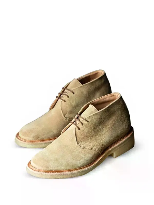 FORTELA X Trickers Lace-up Suede Boots - Neutrals
