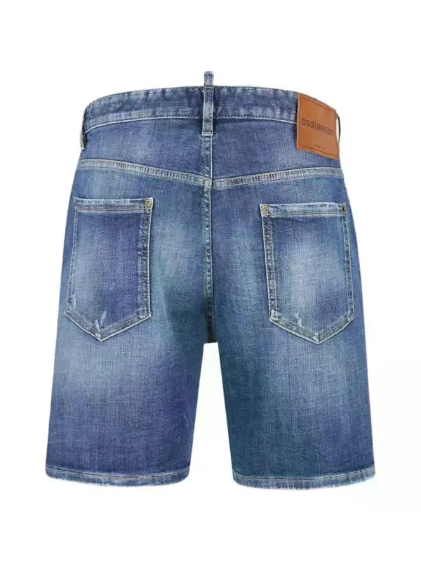 Dsquared2 Ripped Cotton Shorts