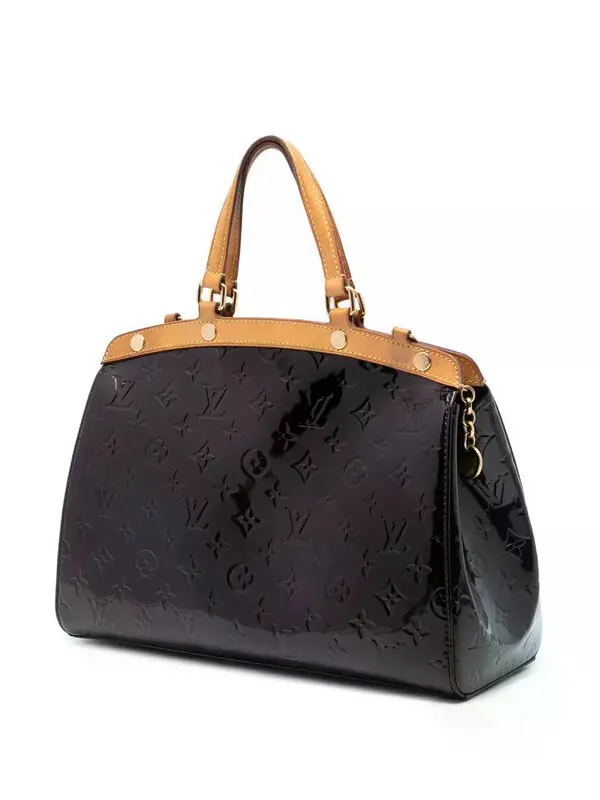 LOUIS VUITTON Monogram Vernis Brea Mm Satchel 2014 - Purple