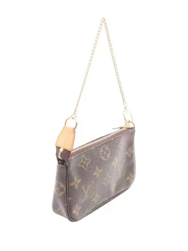 LOUIS VUITTON 2008 Monogram Trunks & Bags Mini Pochette Accessoires - Brown