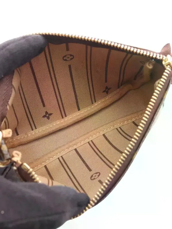 LOUIS VUITTON 2008 Monogram Trunks & Bags Mini Pochette Accessoires - Brown