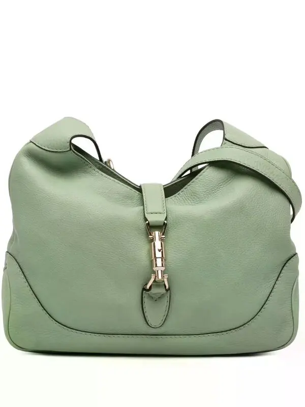 Gucci 2016-2026 Calfskin Jackie O Bouvier Crossbody Bag - Green
