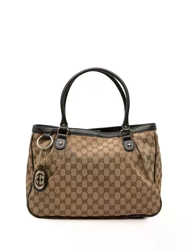 Gucci 2016-2026 Gg Canvas Sukey Tote Bag - Brown