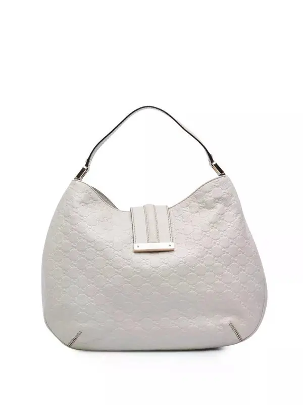 Gucci 2016-2026 Large Guccissima New Ladies Hobo Bag - White