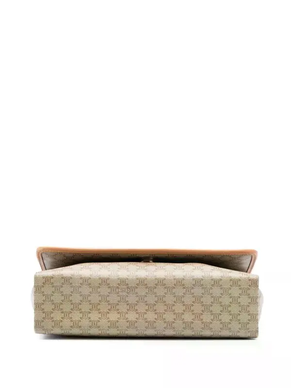 Celine Macadam Coated Canvas Crossbody Bag