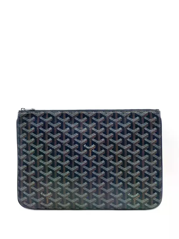 Goyard 2010-2026 Goyardine Senat Mm Clutch Bag - Blue