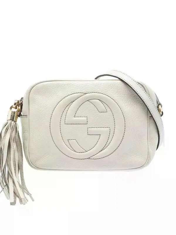 Gucci 2016-2026 Leather Soho Disco Crossbody Bag - White