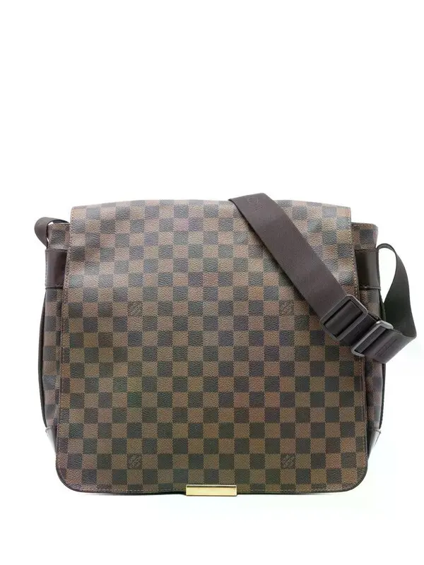 LOUIS VUITTON 2007 Damier Ebene Bastille Crossbody Bag - Brown