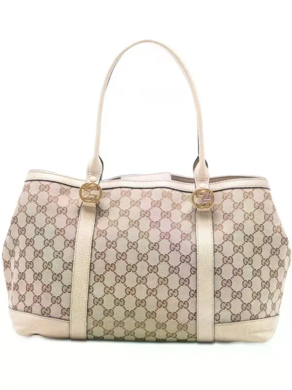Gucci 2016-2025 Gg Canvas Miss Gg Tote Bag - Brown
