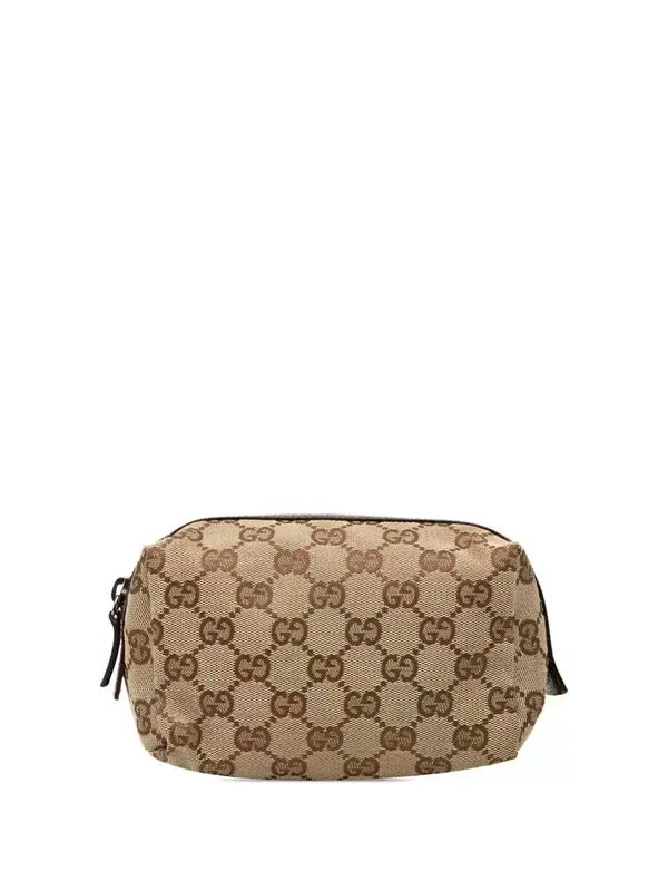 Gucci 2000-2015 Gg Canvas Pouch - Brown