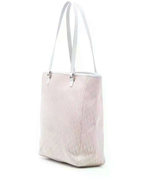 Dior 2004 Diorissimo Trotter Canvas Tote Bag - Pink