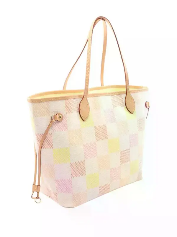 LOUIS VUITTON Damier Licious Neverfull Mm Tote Bag - Pink