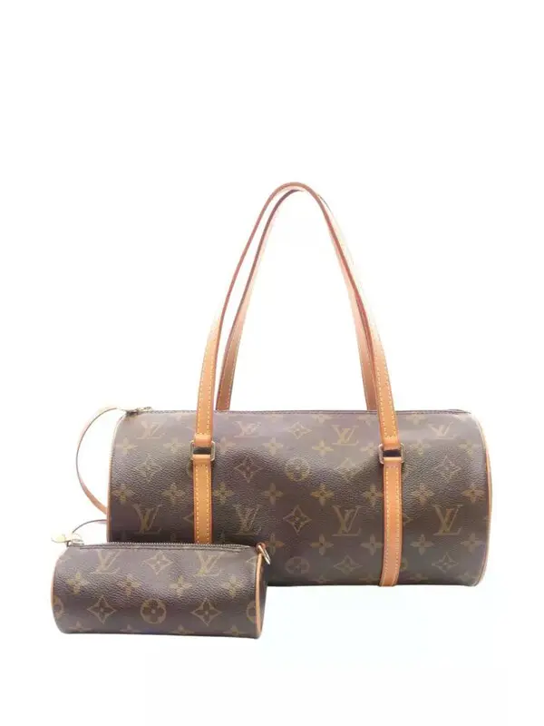 LOUIS VUITTON 2005 Monogram Papillon 30 Handbag - Brown