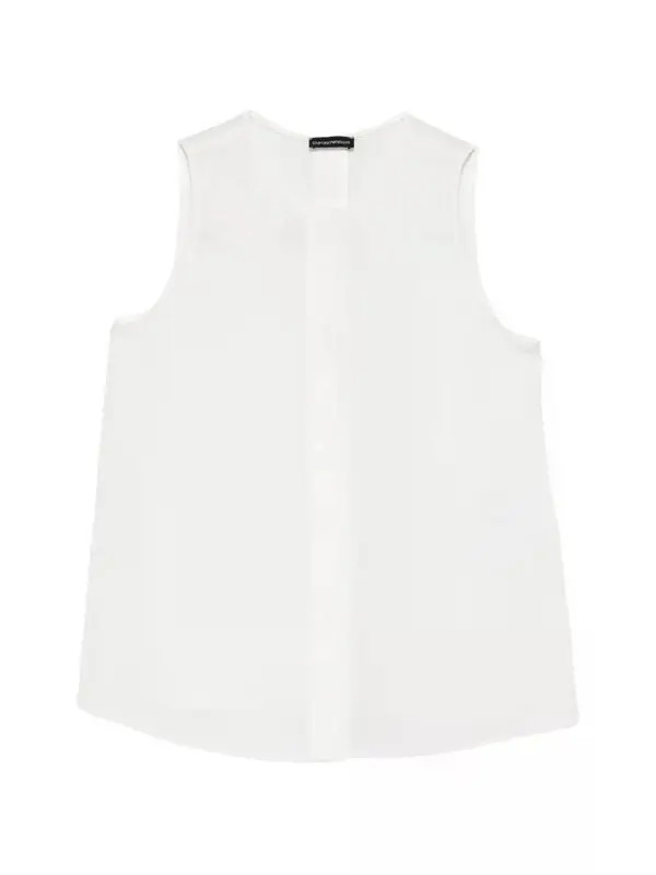 Emporio Armani Sleeveless Blouse - White