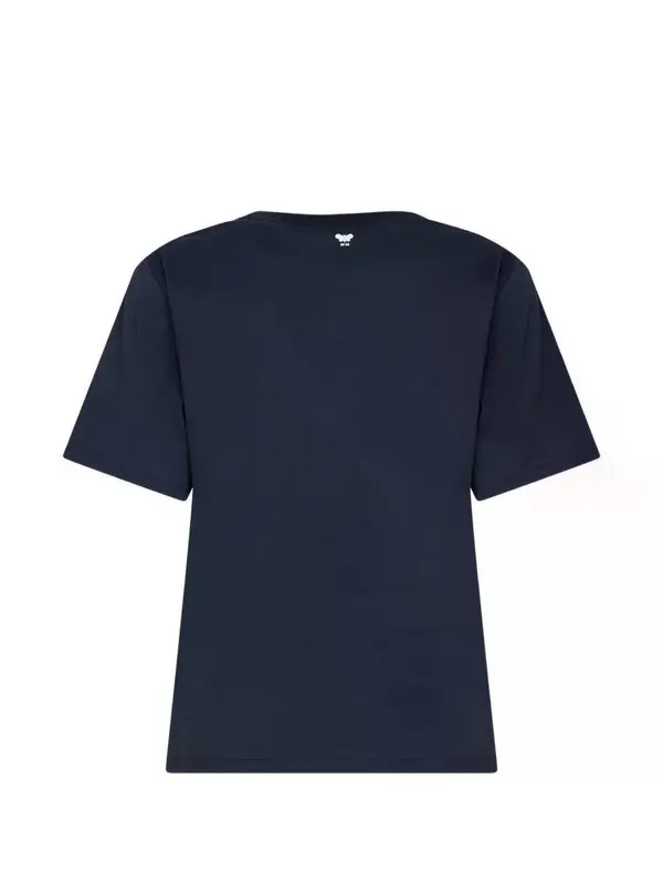 Max Mara Lettering Crew-neck T-shirt - Blue