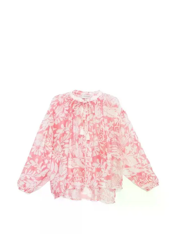 ERMANNO FIRENZE Floral-print Blouse - Pink