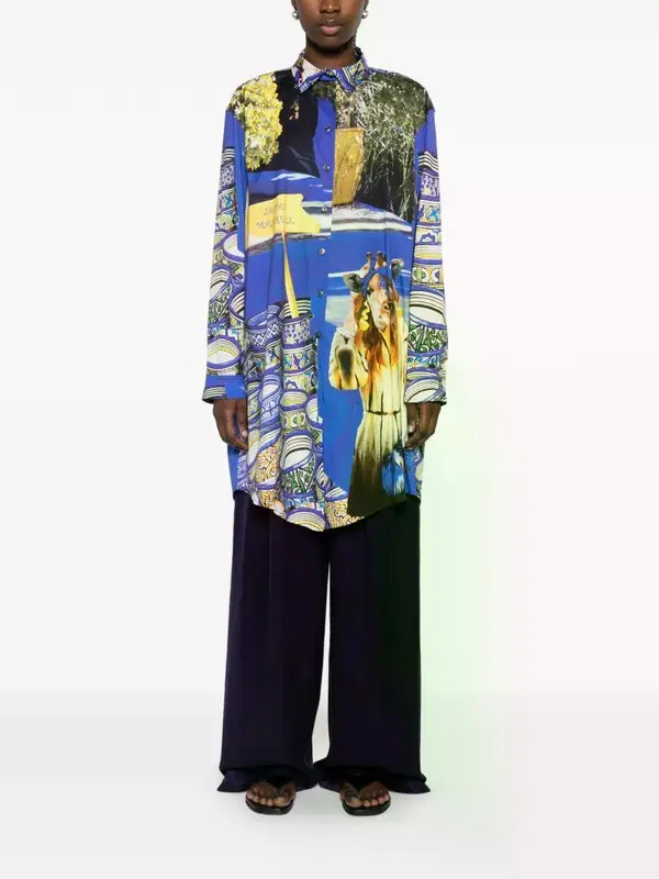 The Artistylist Jarden Majurelle Printed Shirt