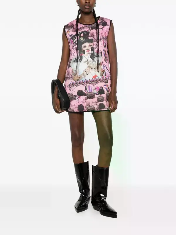 The Artistylist Printed Mini Dress