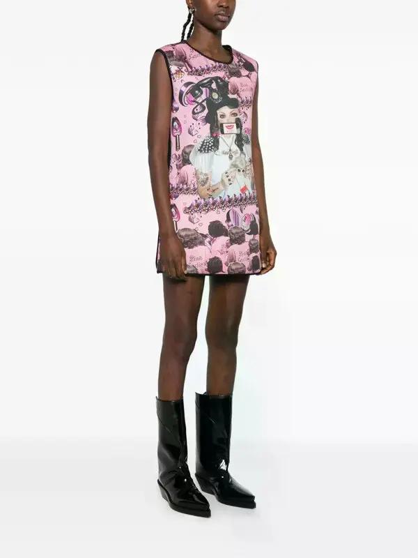 The Artistylist Printed Mini Dress