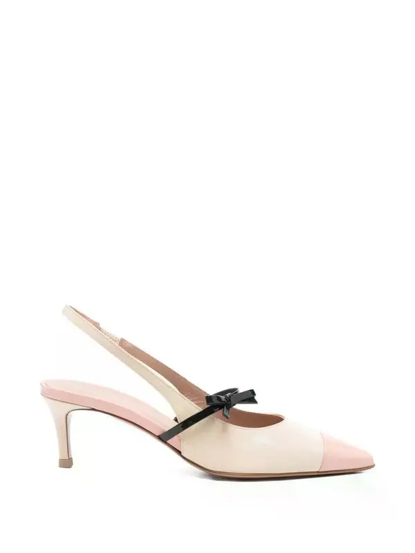 FESTA MILANO Berice Leather Pumps - Pink