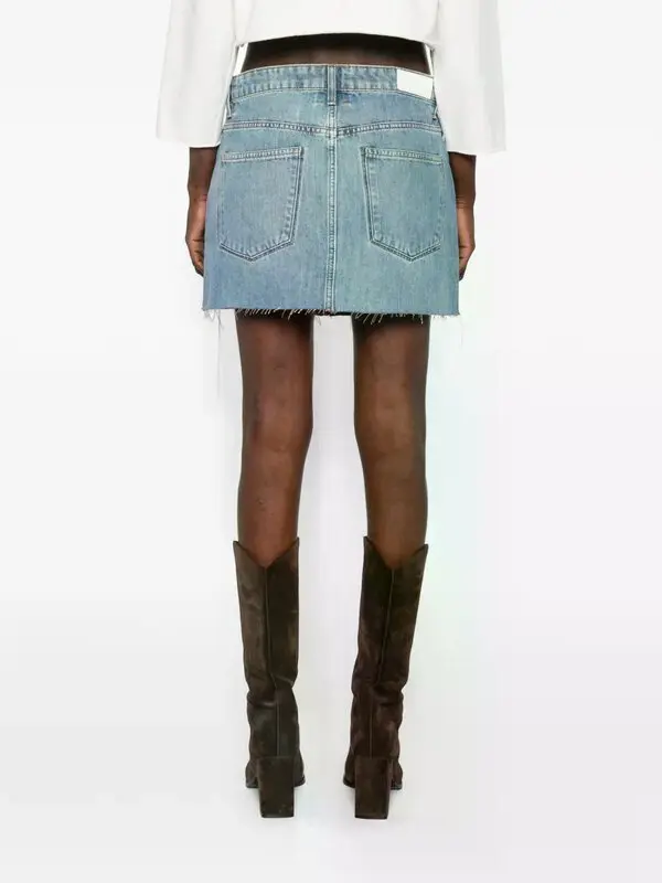 RE/DONE The Rewind Denim Skirt - Blue