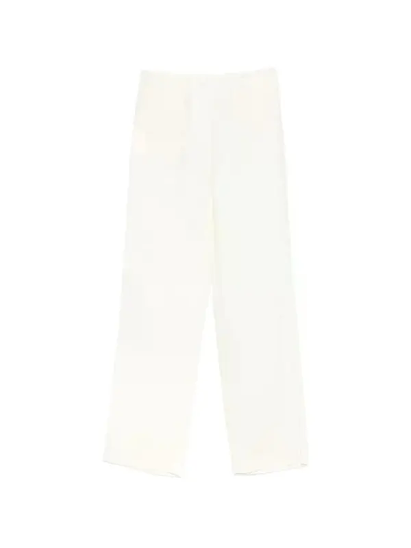 Patrizia Pepe Dart-detail Trousers - Neutrals