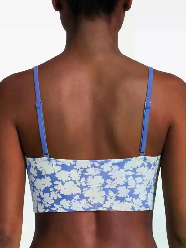 Michael Kors Floral-print Bikini Top