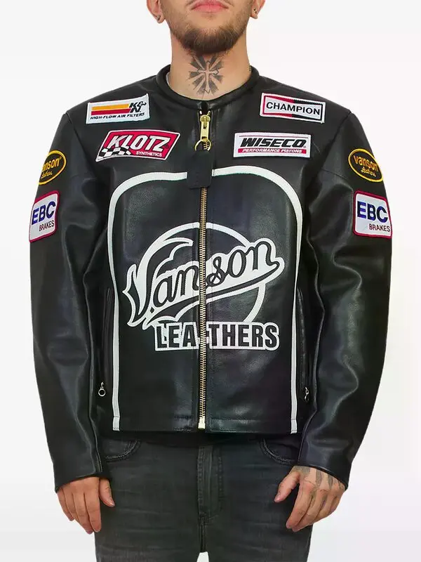VANSON LEATHERS Bart Speedway Leather Jacket