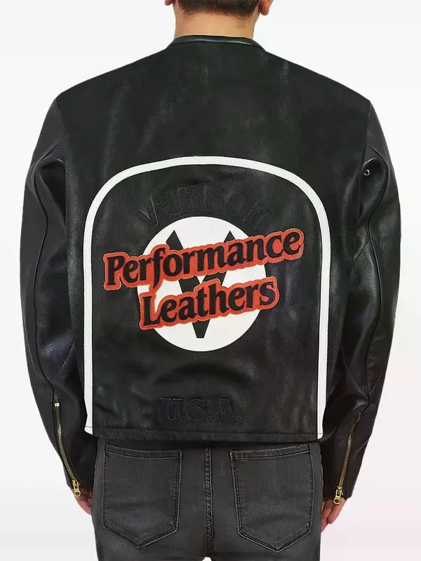 VANSON LEATHERS Bart Speedway Leather Jacket