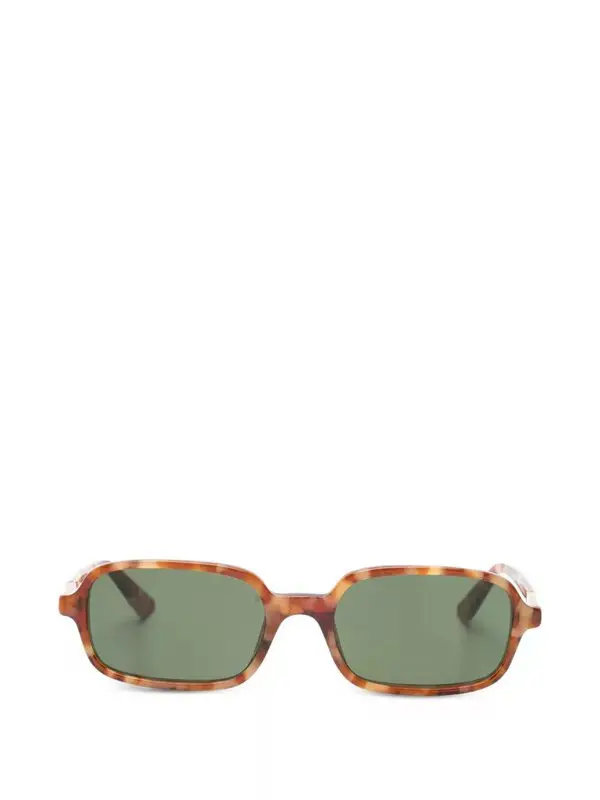 Chloé Tortoise Rectangle Sunglasses - Brown