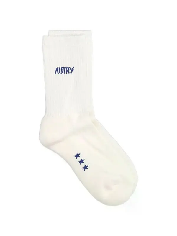 AUTRY Ribbed Logo Socks