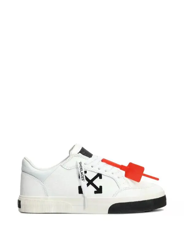 Off-White Arrow-detail Lace-up Sneakers - White