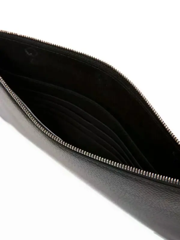 Bally Grained-leather Clutch