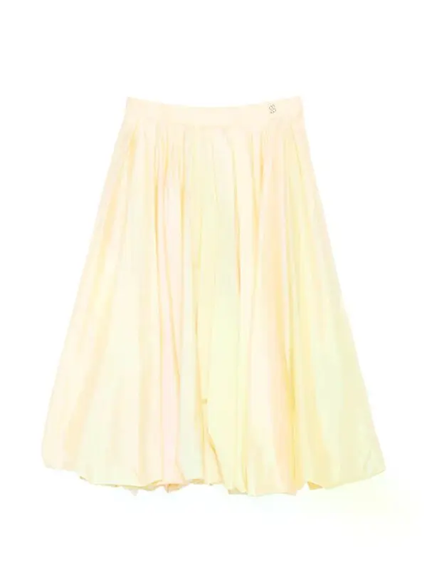 CURIEL Gathered Skirt - Yellow