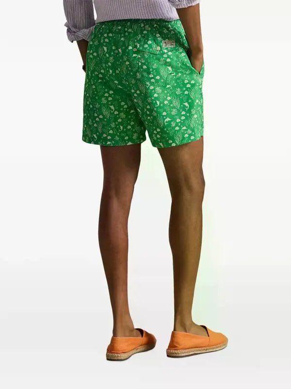 Polo Ralph Lauren Printed Swim Shorts - Green