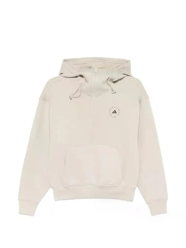 Adidas By Stella McCartney Pouch Hooded Hoodie - Neutrals