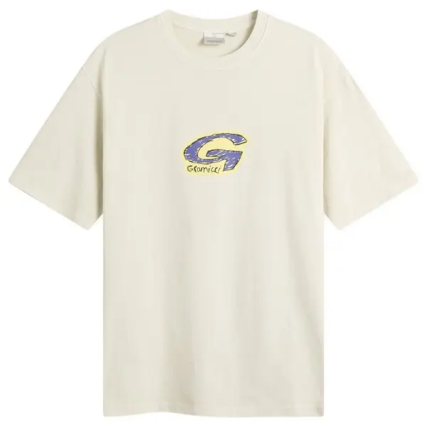 Gramicci G-scribble Pigment Dyed T-shirt - Natural Pigment