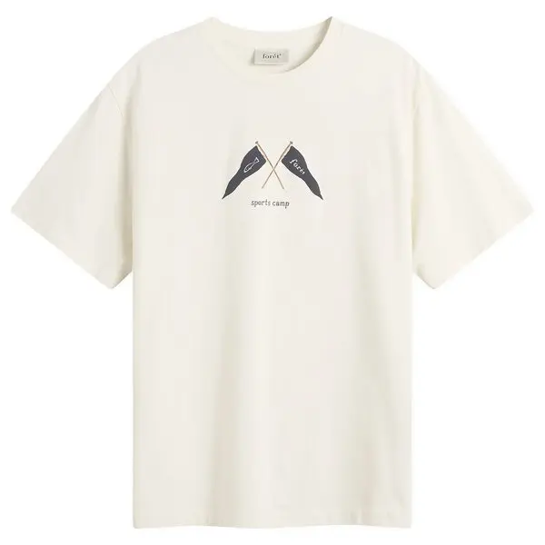 FORET Pennant T-shirt - Cloud