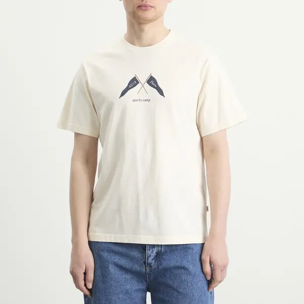 FORET Pennant T-shirt - Cloud