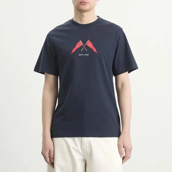 FORET Pennant T-shirt - Navy