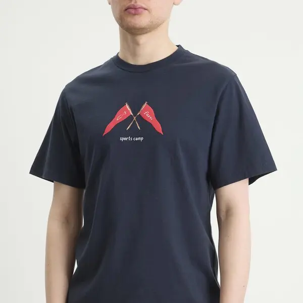 FORET Pennant T-shirt - Navy