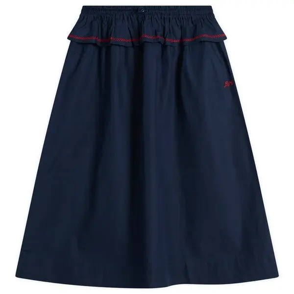DAMSON MADDER Sigrid Midi Skirt - Navy