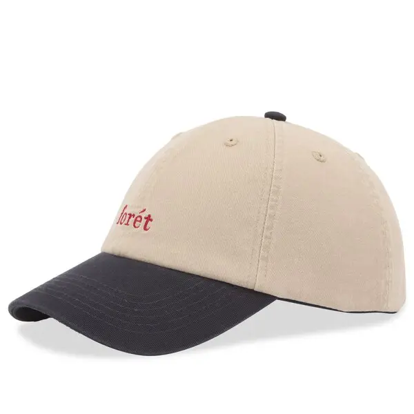 FORET Hawk Washed 2-tone Cap - Khaki/navy