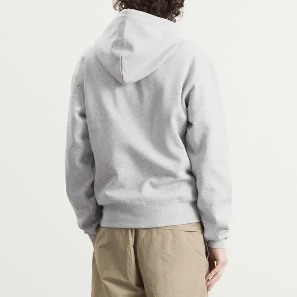 Gramicci One Point Zip Hoodie - Heather Grey