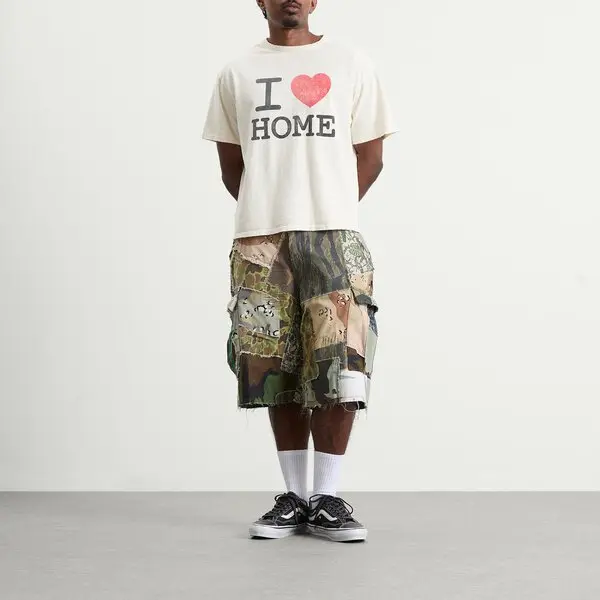 GALLERY DEPT. Retouche Camo Patchwork Kenzie Shorts