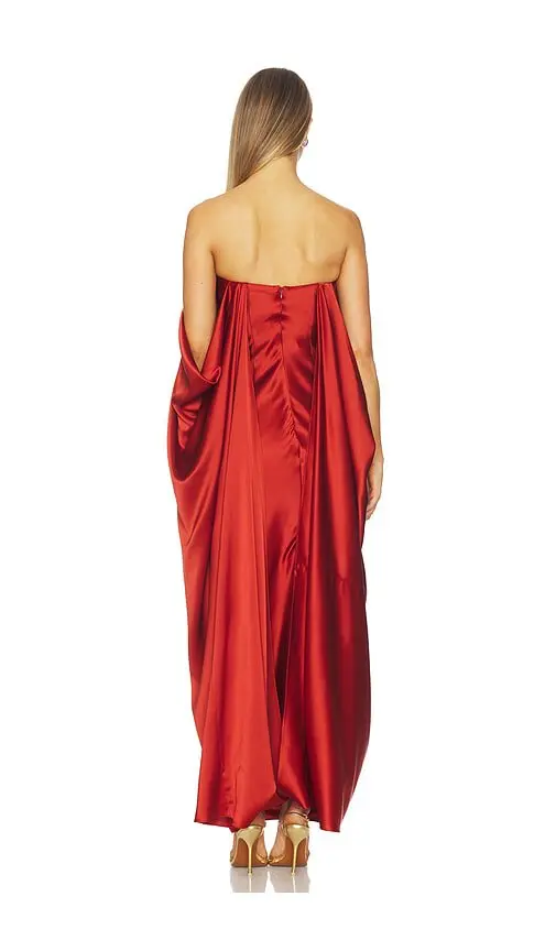Alejandra Alonso Rojas Draped Overlay Gown