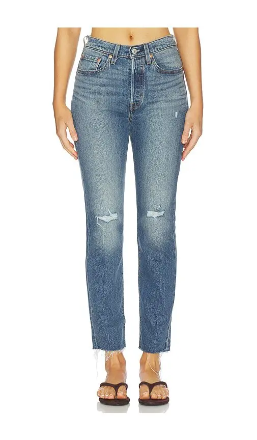 LEVI'S 501 Straight Leg Jeans - Blue