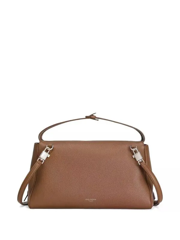 Dolce & Gabbana Vittoria Calfskin Crossbody Bag - Brown