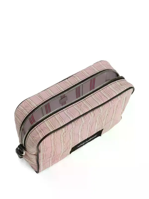 Dolce & Gabbana Froissé Fabric Handbag - Pink